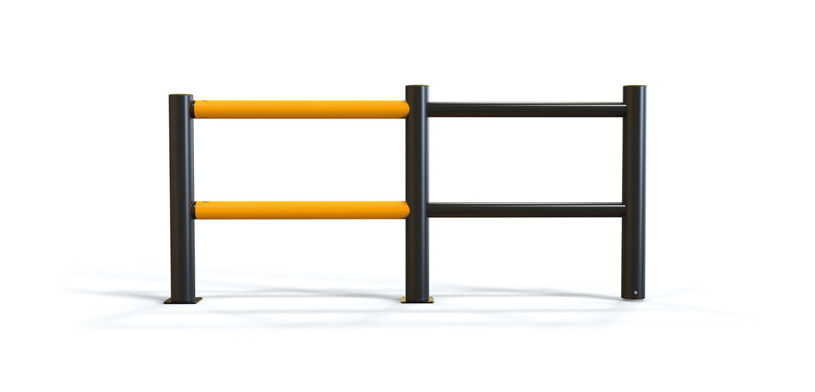 Pedestrian Sliding Safety Gate for Walkway Crossings | A-SAFE