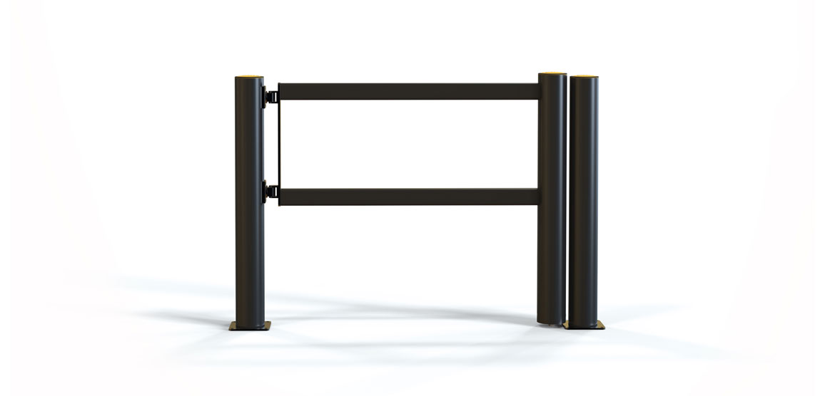Long iFlex™ Pedestrian Safety Swing Gate | A-SAFE