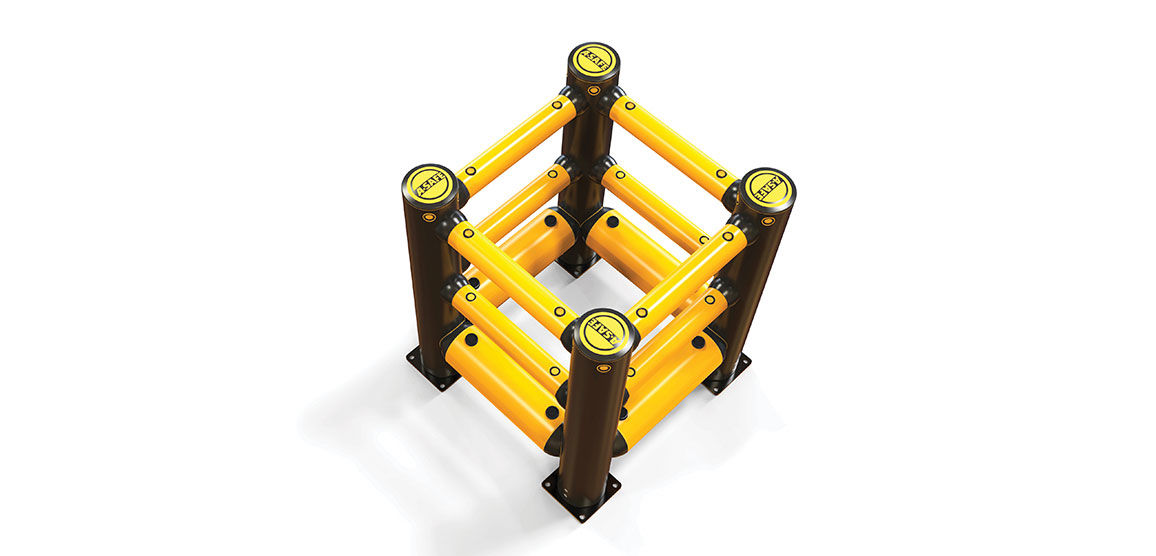 iFlexRail Column Guard+ | A-SAFE Safety Solutions