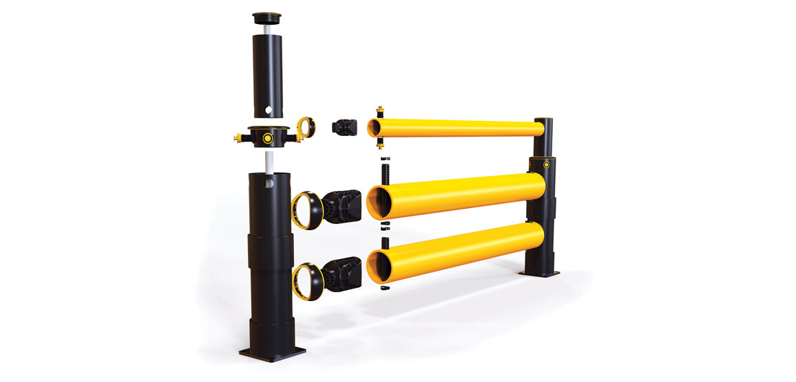 Atlas™ Double Traffic Barrier+ | A-SAFE Airport Safety Barriers