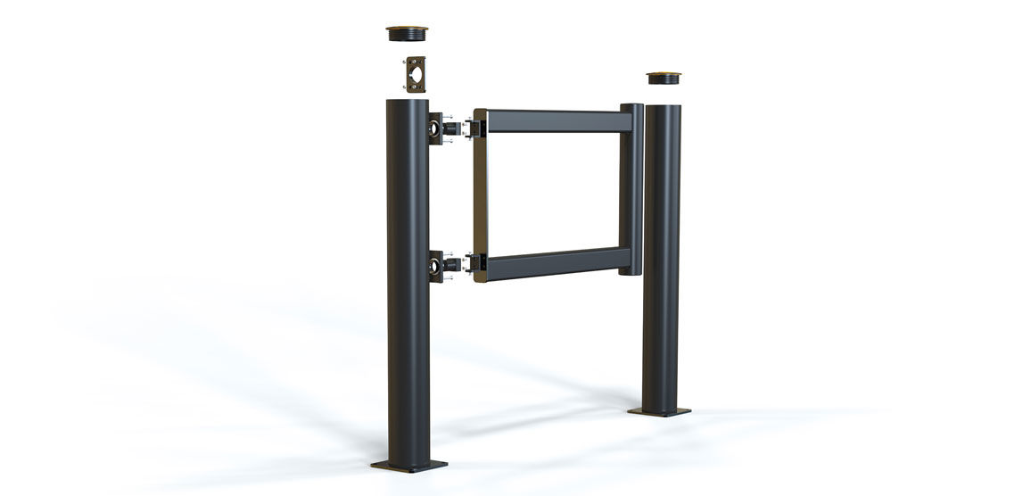iFlex™ Pedestrian Safety Swing Gate | A-SAFE