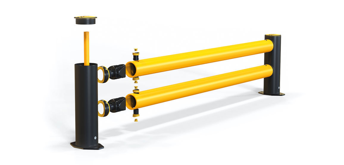 mFlex™ Double Traffic Barriers | A-SAFE