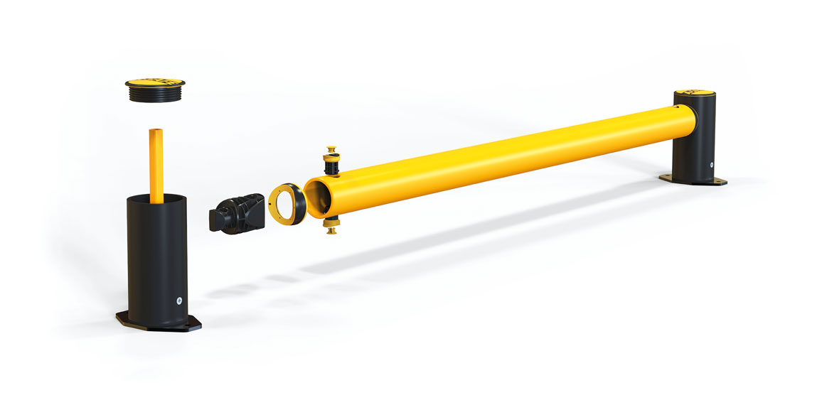 mFlex™ Single Traffic Barriers - Ground Level Protection | A-SAFE