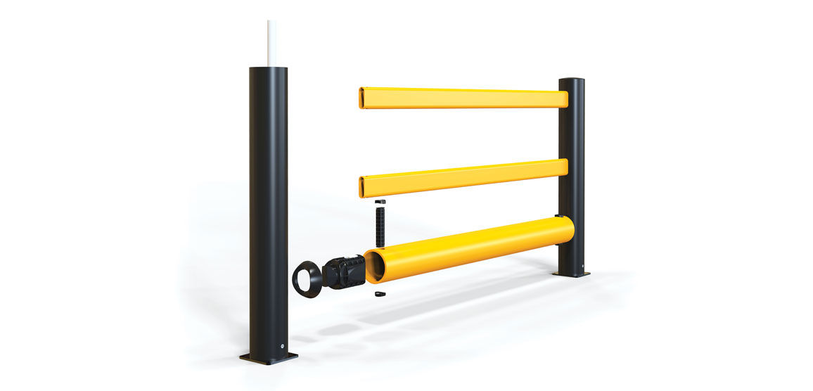 eFlex™ Single Traffic Barrier+ | A-SAFE Safety Solutions
