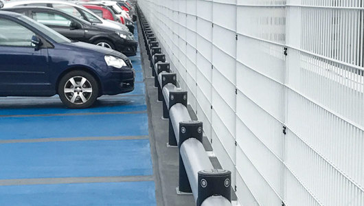 iFlex™ Single Car Park Barriers | A-SAFE Car Park Solutions