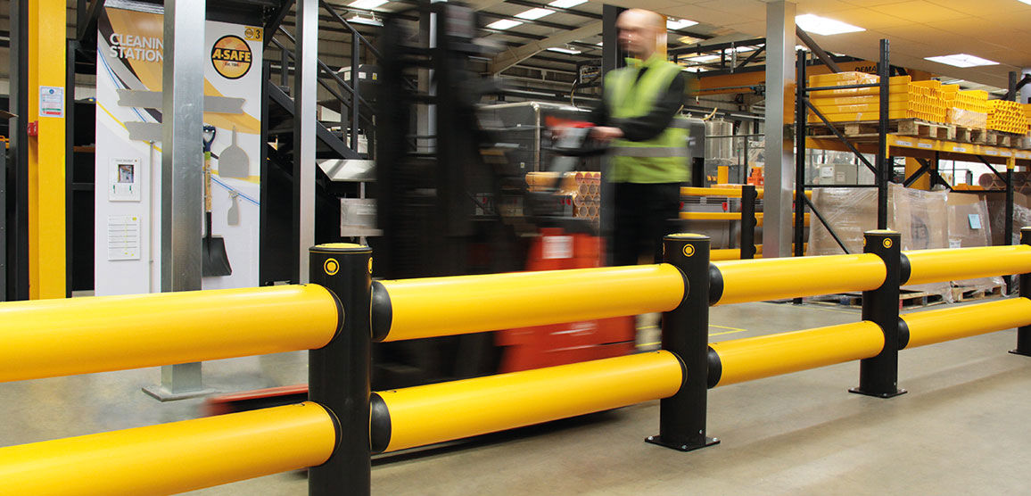 iFlex™ Double Traffic Guardrails | A-SAFE Solutions