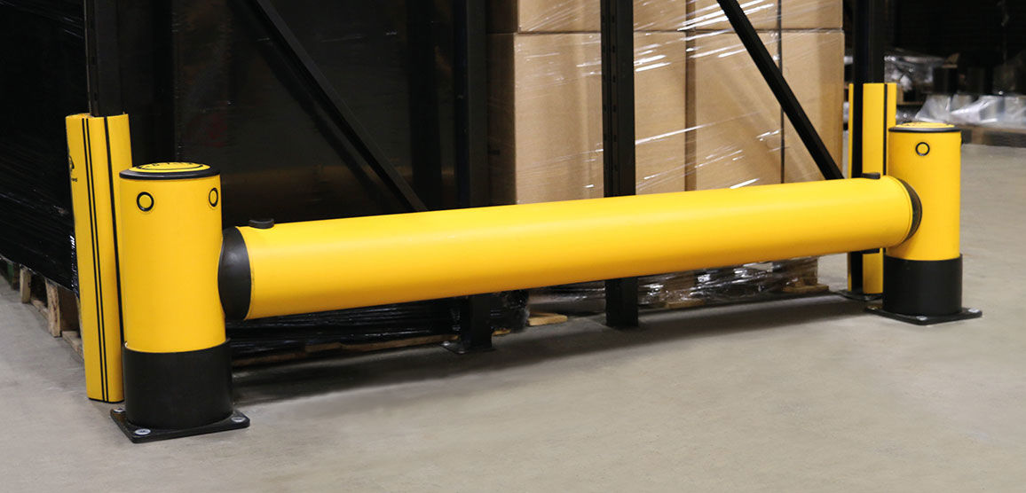 iFlex™ Single RackEnd Barriers | A-SAFE Racking Protection