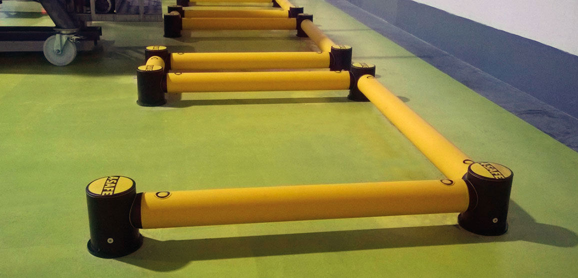 mFlex™ Single Traffic Barrier Ground Level | A-SAFE