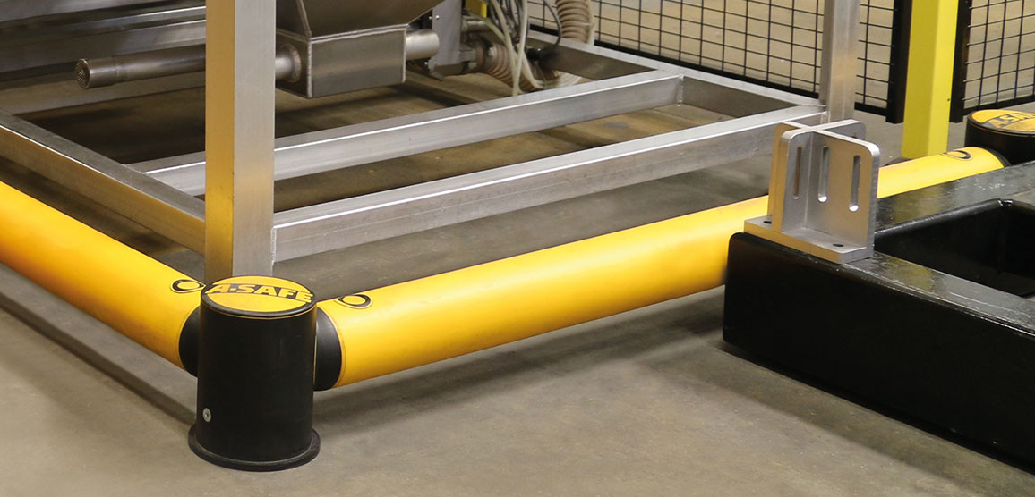 mFlex™ Single Traffic Guardrail Ground Level | A-SAFE