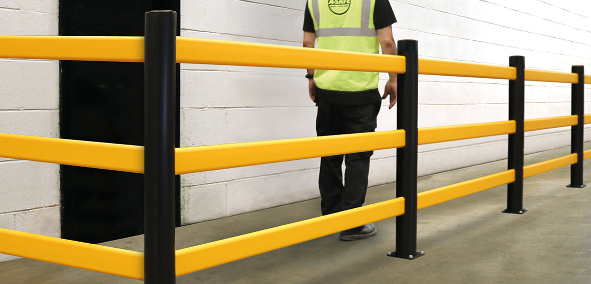 Safeguard Pedestrians - eFlex™ Pedestrian 3 Rail | A-SAFE