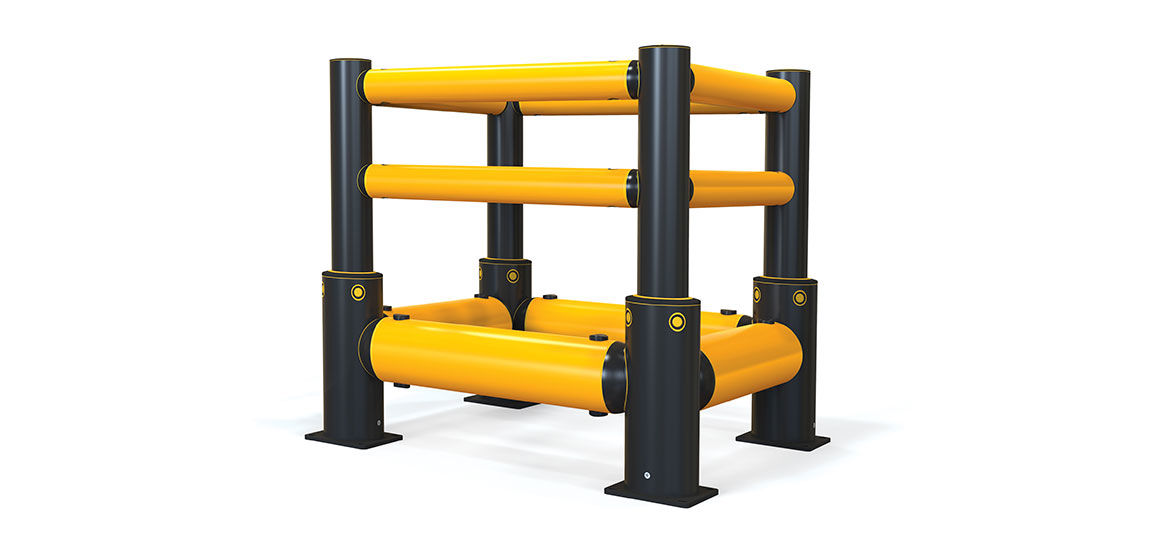 iFlexRail Column Guard+ | A-SAFE Safety Solutions