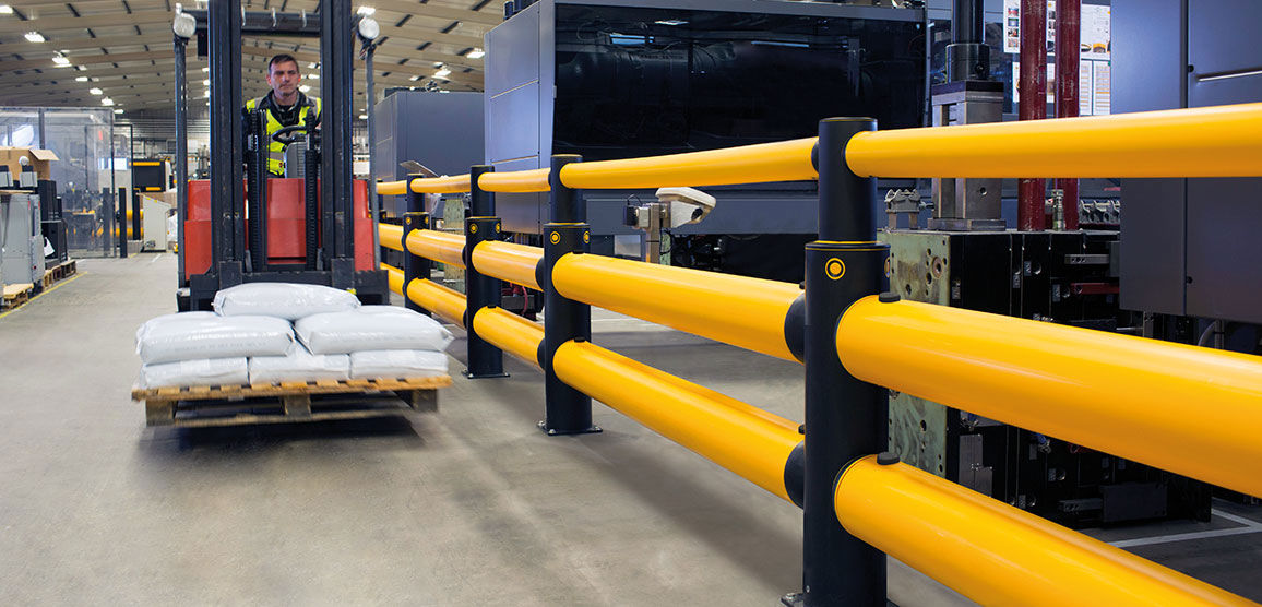 iFlex™ Double Traffic Guardrail+ | A-SAFE Safety Solutions