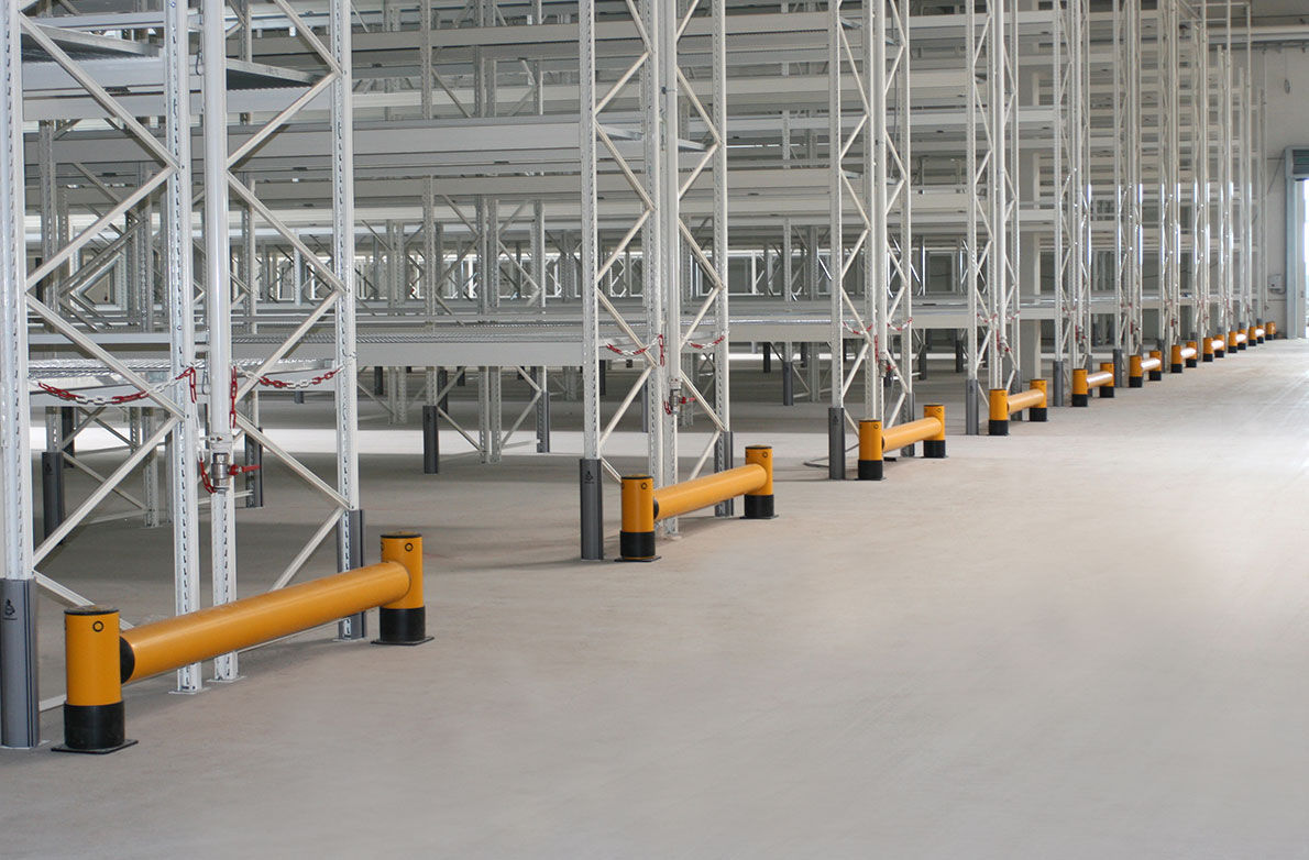 iFlex™ Single RackEnd Barriers | A-SAFE Racking Protection