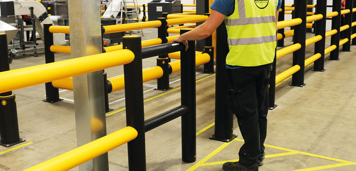 Pedestrian Sliding Safety Gate for Walkway Crossings | A-SAFE