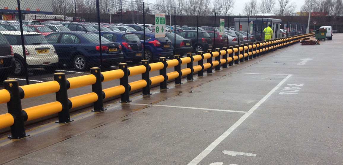 iFlex™ Double Traffic Guardrails | A-SAFE Solutions