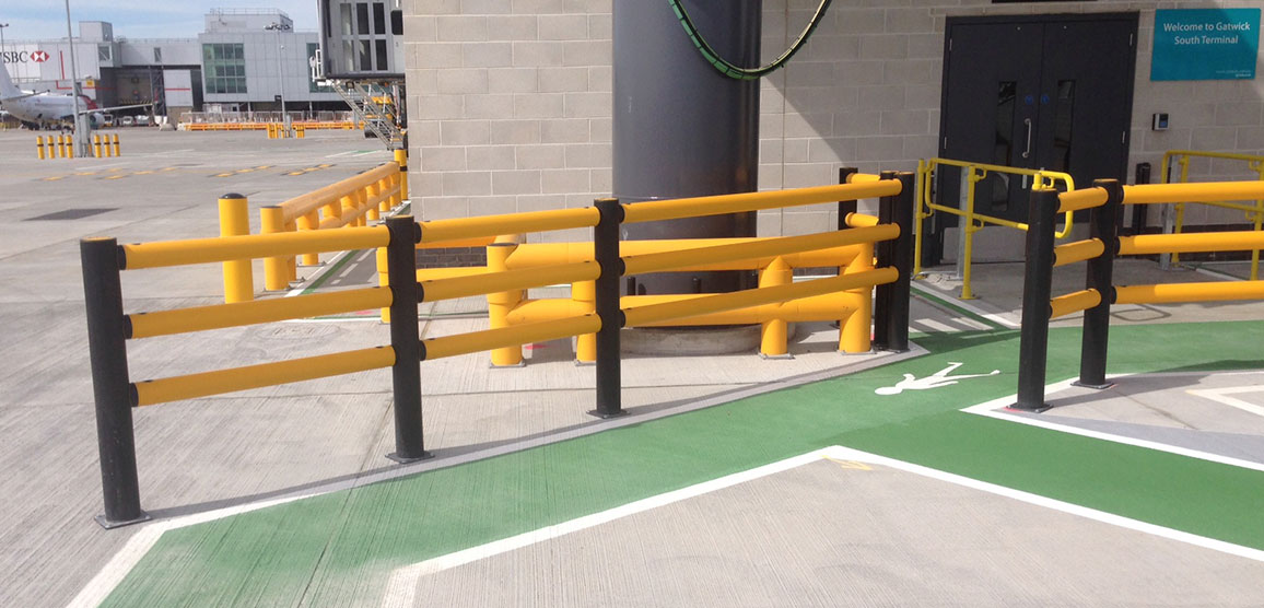 iFlex Pedestrian Barrier 3 Rail - Overview
