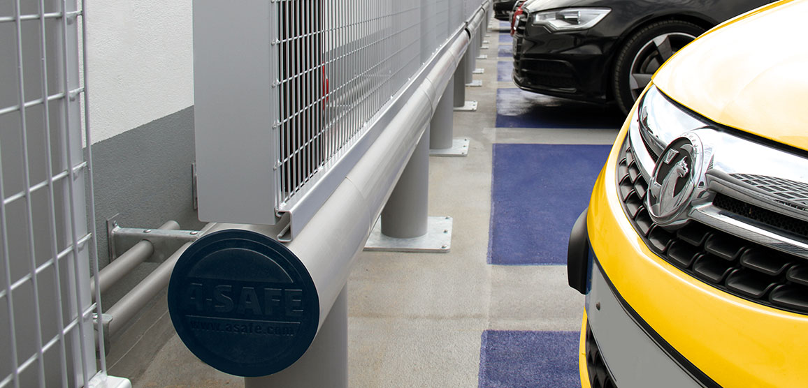 Vehicle impact and anti-climb car park barrier | A-SAFE