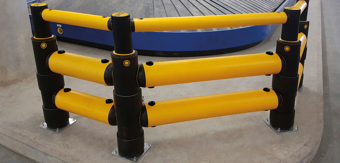 Atlas™ Double Traffic Guardrail+ | A-SAFE Airport Safety