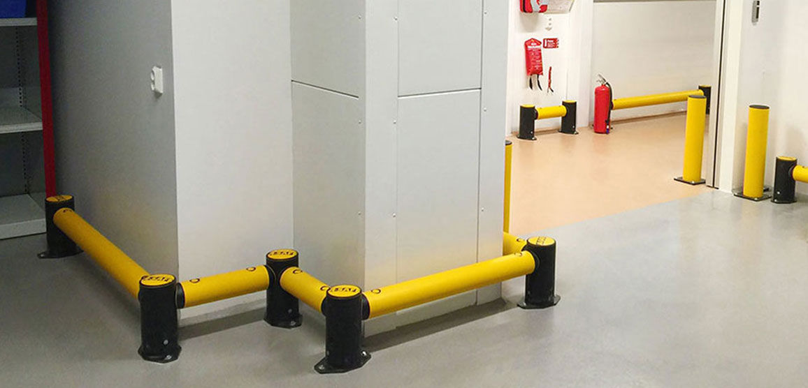 mFlex™ Single Traffic Barriers - Ground Level Protection | A-SAFE