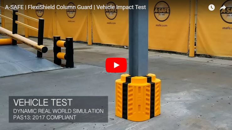 FlexiShield Column Guard | A-SAFE Ramp Test Video