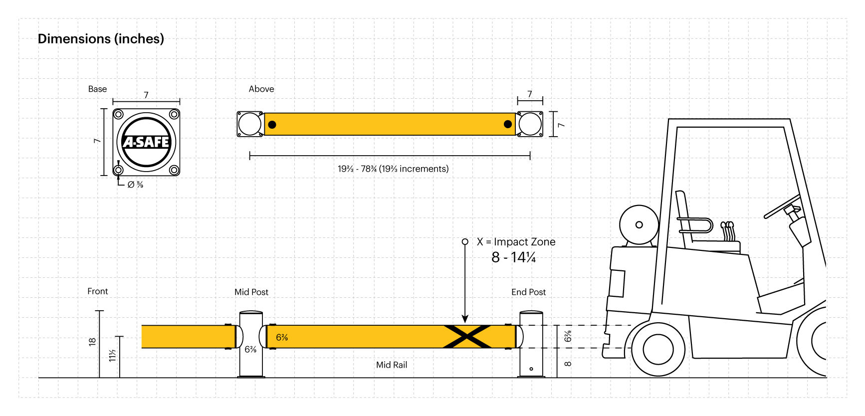 eFlex™ Single Traffic Barriers | A-SAFE Solutions