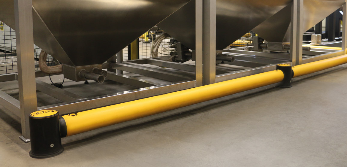 mFlex™ Single Traffic Guardrail Ground Level | A-SAFE