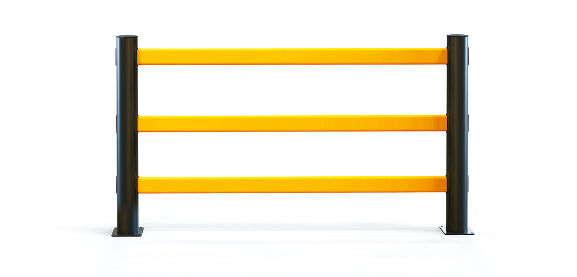 Safeguard Pedestrians - eFlex™ Pedestrian 3 Rail | A-SAFE