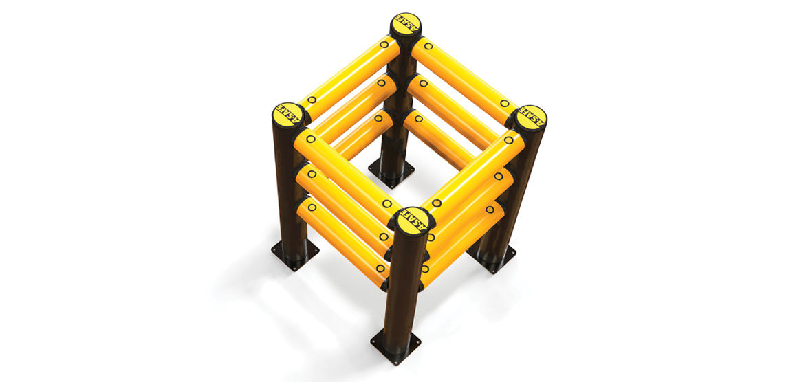 iFlexRail Column Guards | A-SAFE Infrastructure Protection