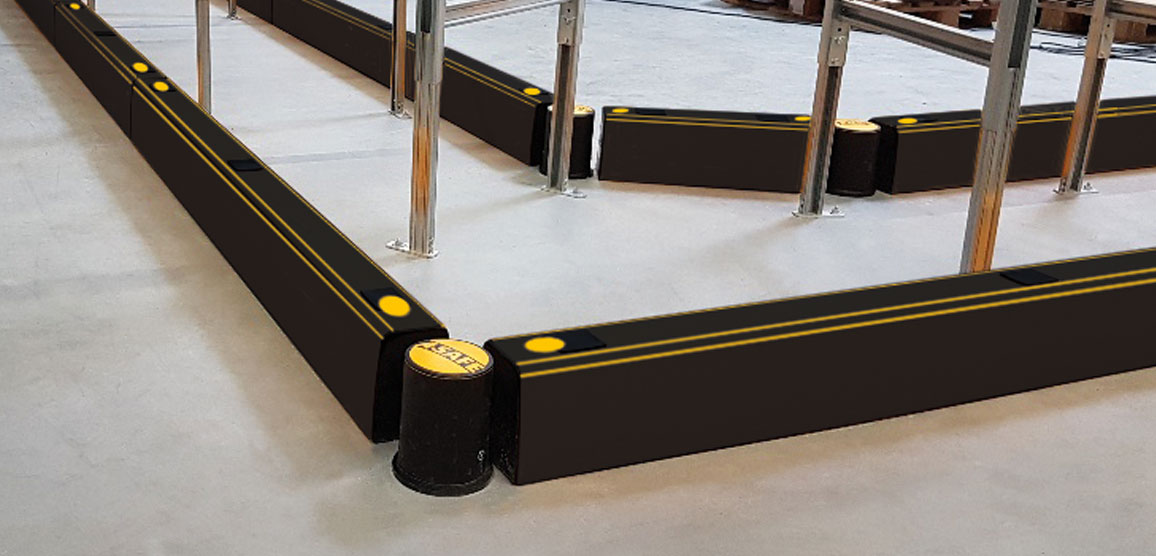Heavy Duty ForkGuard™ Kerb Barriers | A-SAFE