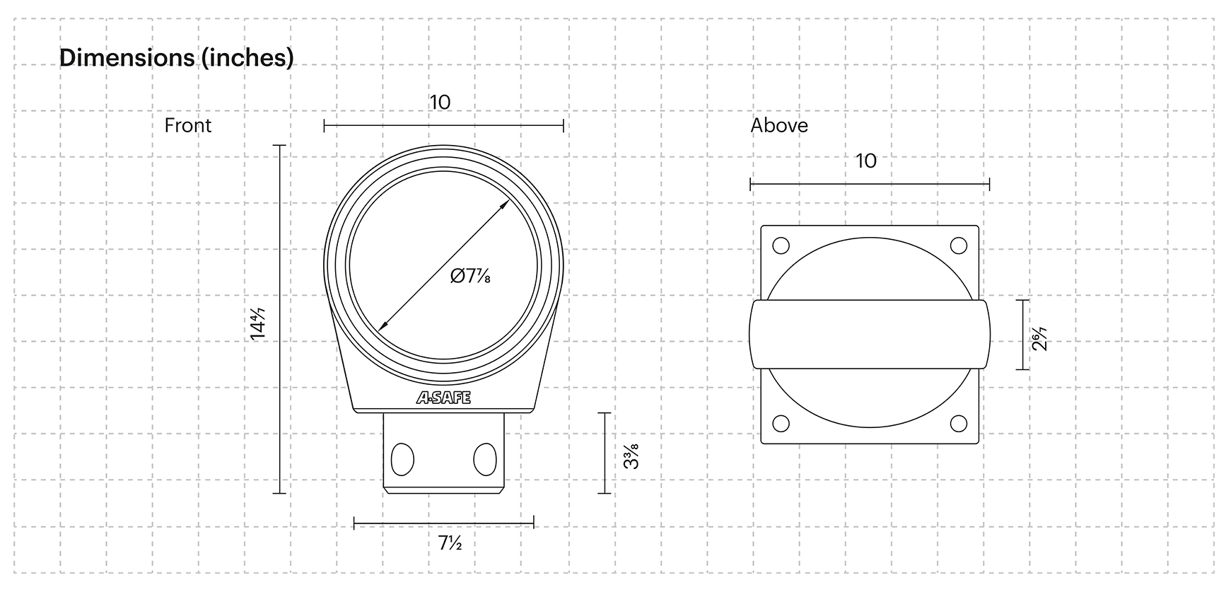 Safety Sign Caps for Traffic Management | A-SAFE