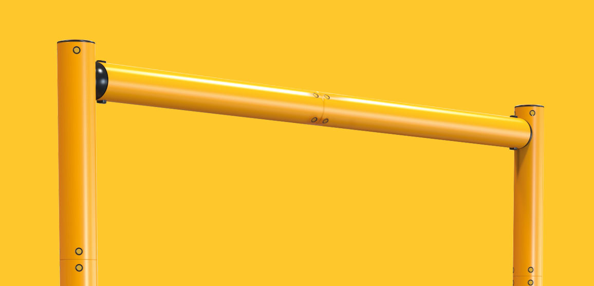 Safety height restrictors prevent overhead impacts | A-SAFE