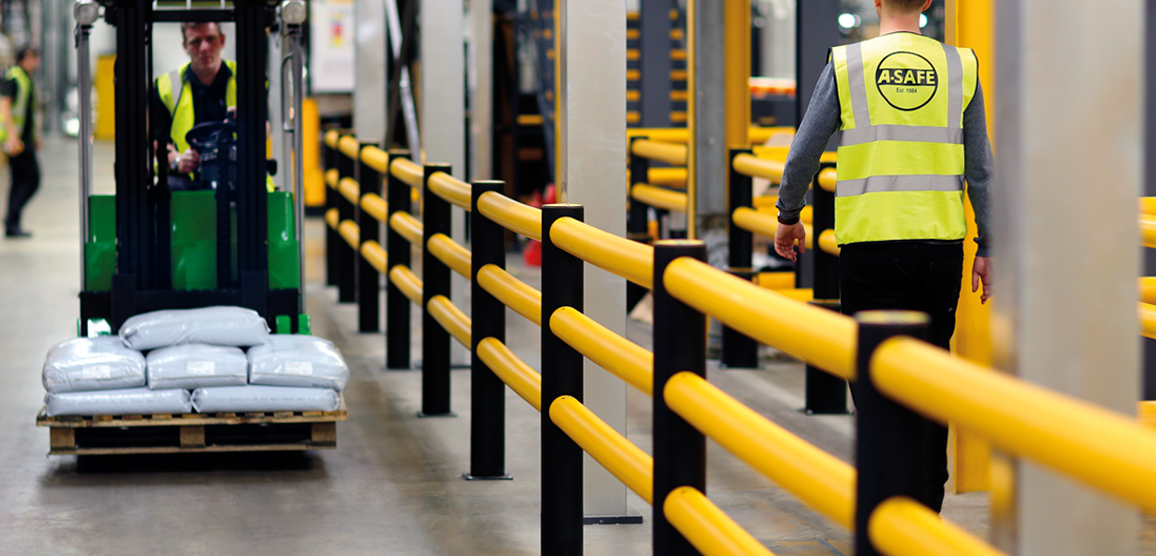 Safety barriers for warehouse and distribution facilities | A-SAFE