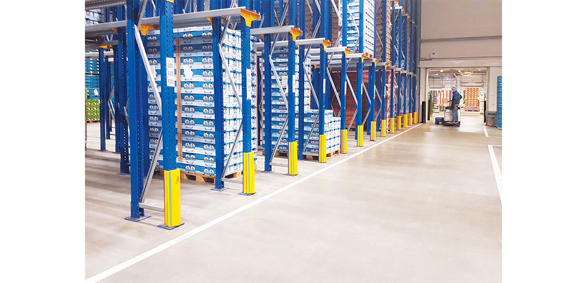RackGuard™ Rack Leg Protectors for Cold Storage | A-SAFE