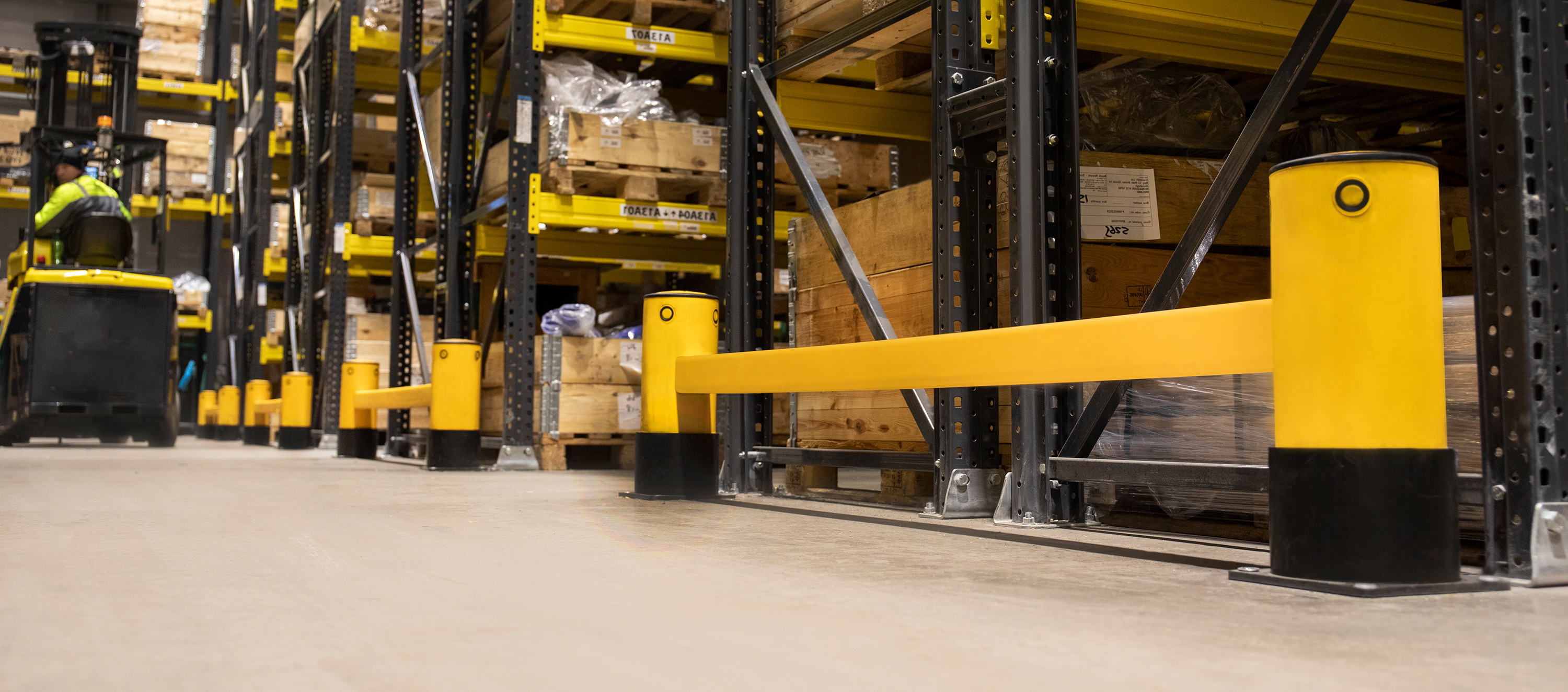 Combilift Protects new Facility with A-SAFE Safety Barriers