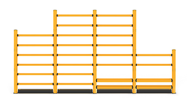 Industrial Polymer Topple Barriers | A-SAFE