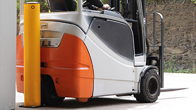 Flexible High-Strength Polymer Industrial Safety Bollards | A-SAFE