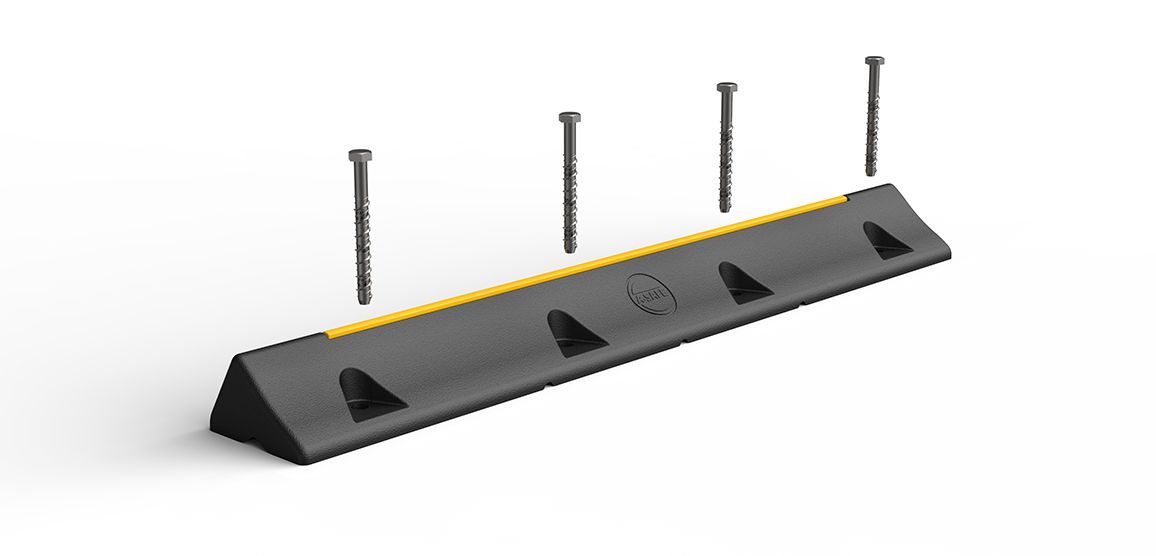 Rubber parking stops for cars | A-SAFE